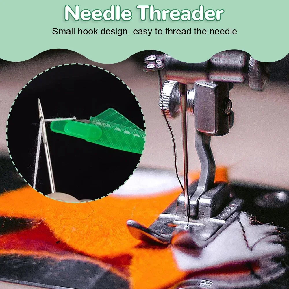 For Hand Sewing Fish Mouth Sewing Machine Needle Threader, 2024 Upgrade ...
