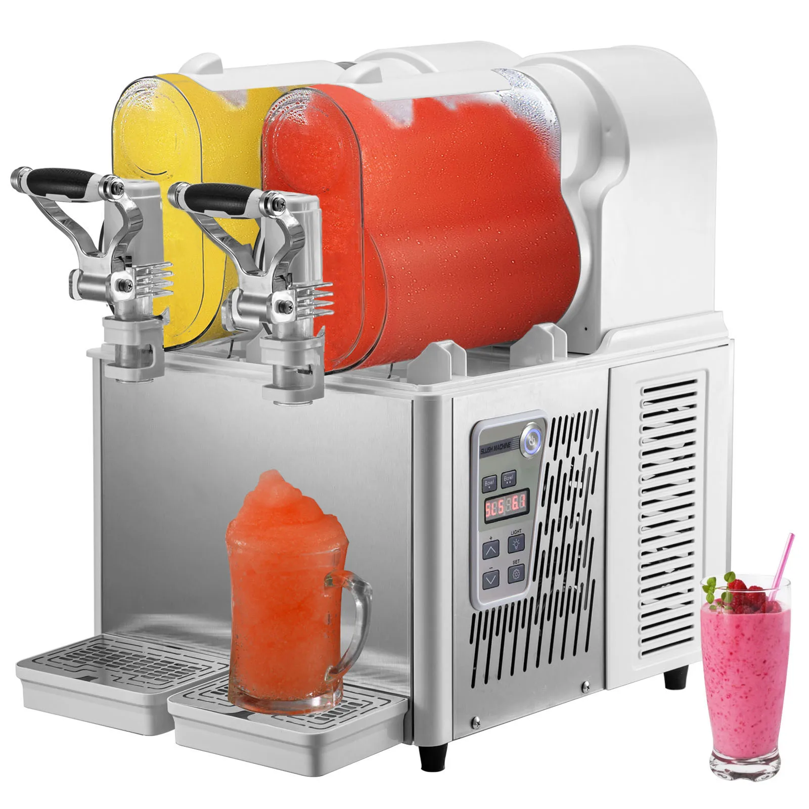 SucceBuy 3/6L Jar Commercial Slushie Machine Slush Maker Frozen Drink ...