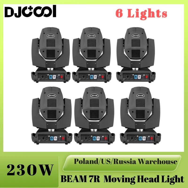 6pcs-Sharpier-Lyre-Beam-230W-7R-Moving-Head-Light-Beam-9r-10R-260w ...