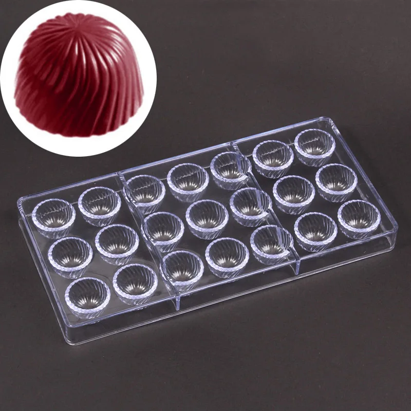 Semicircular-helix-Chocolate-Mold-Baking-Polycarbonate-Chocolate-Molds ...