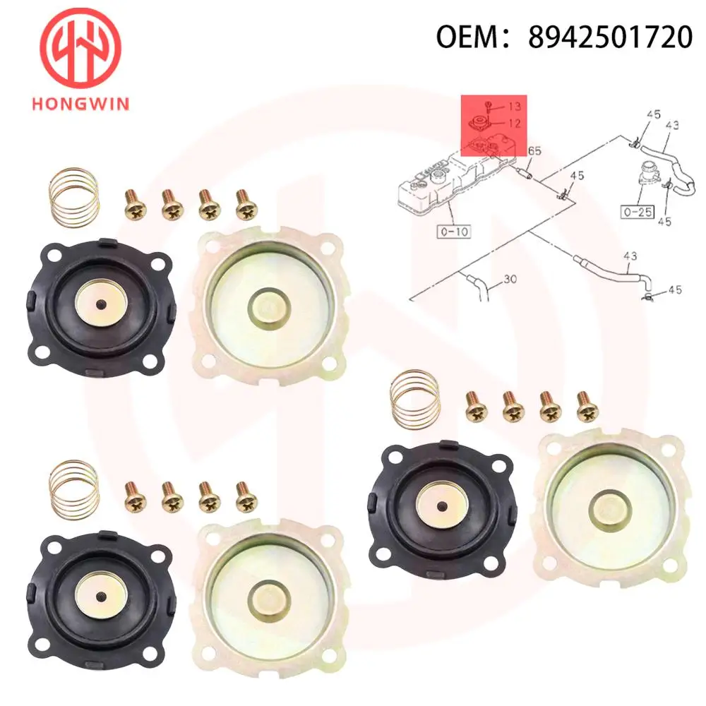 8942501720 Crankcase Ventilation Valve For Isuzu 4JA1 4JB1 NKR77 NKR55 ...