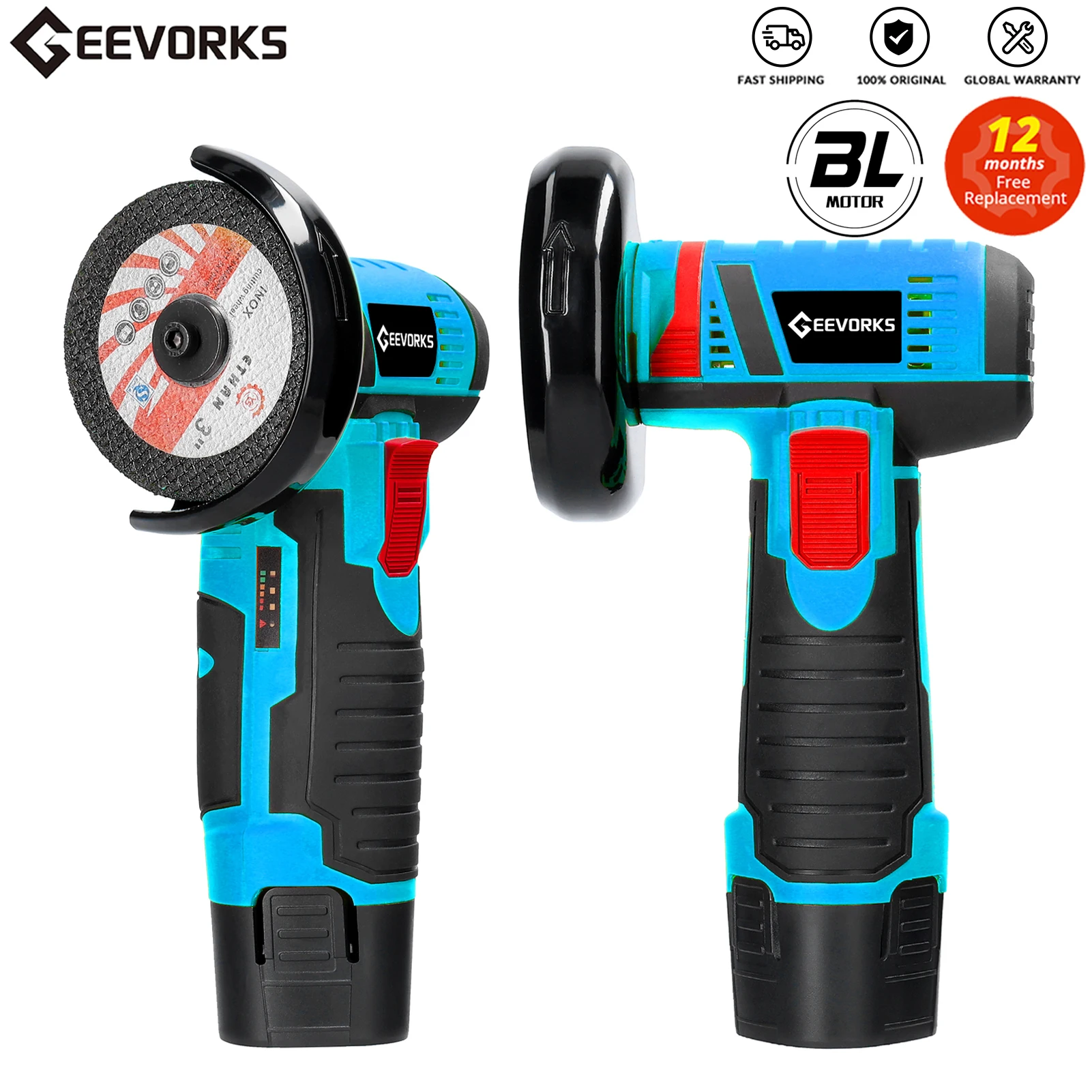 Geevorks-19500rpm-Angle-Grinder-Multifunctional-Mini-Grinder-Handheld ...