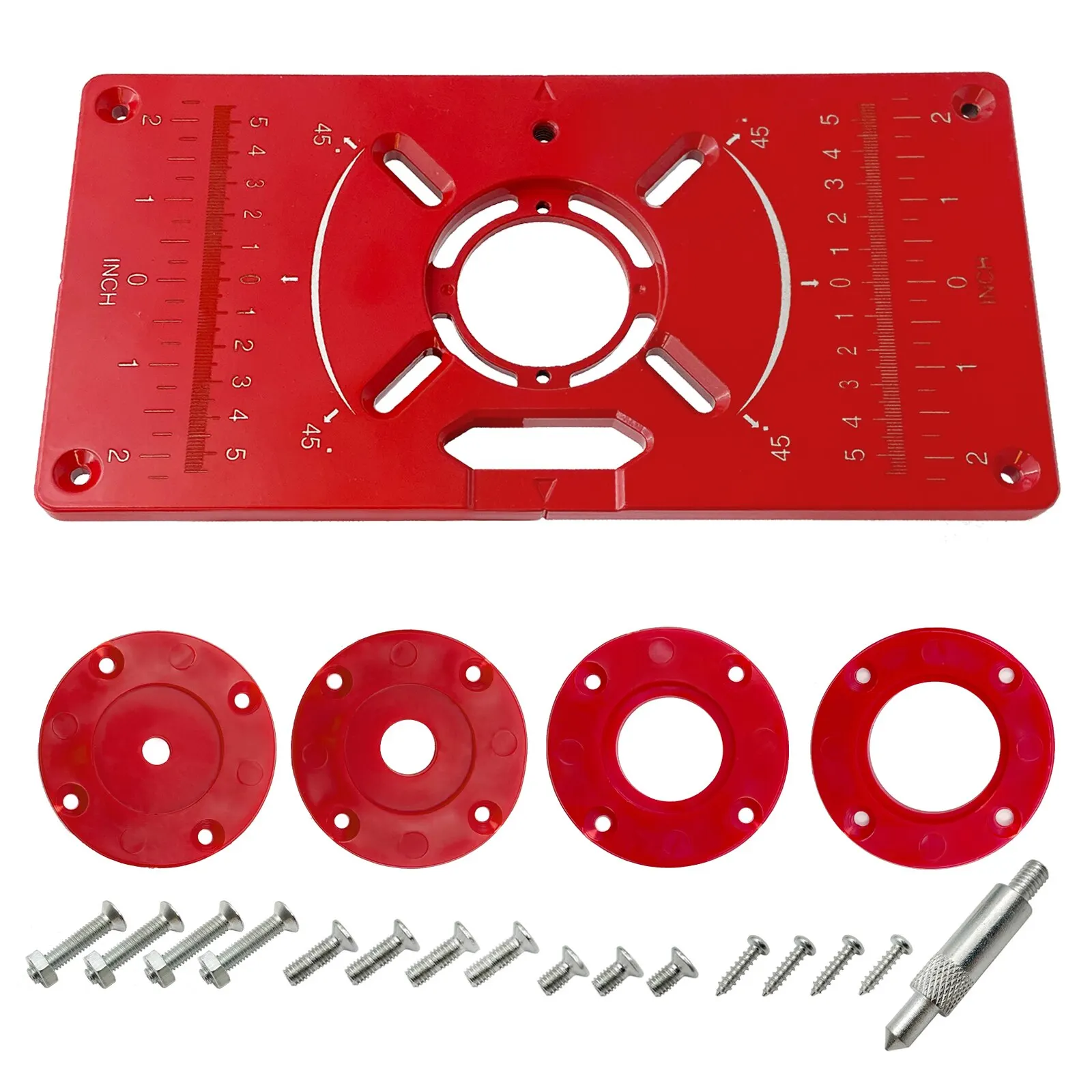 Carpinte-Router-Tisch-Insert-Platte-Holzbearbeitung-B-nke-Aluminium-Holz-Trimmer-Modelle-Gravur ...