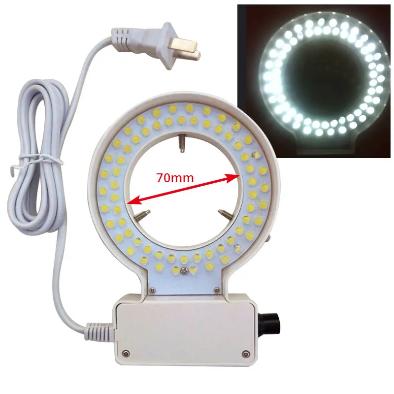 Microscope-Light-Source-70mm-Inner-Diameter-LED-Ring-Lamp-Brightness ...