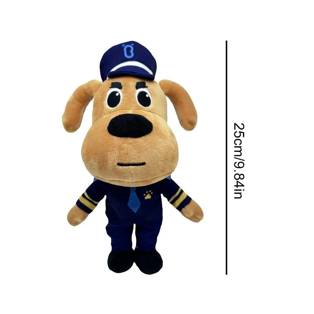 30cm Sheriff Labrador Dog Plush Toy Stuffed Animal Anime Security ...