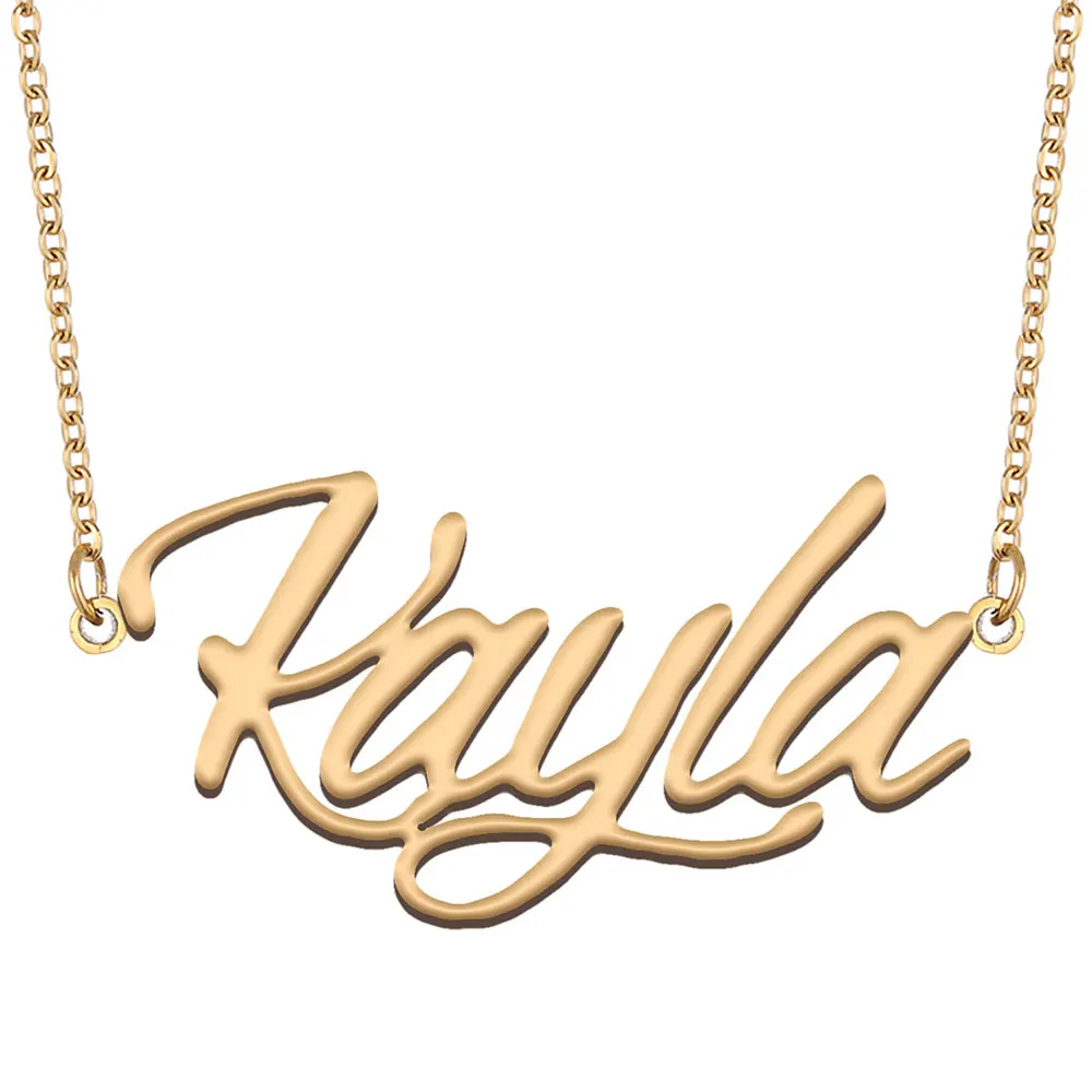 Kayla-Name-Necklace-for-Women-Girl-Jewelry-Pendant-Stainless-Steel ...