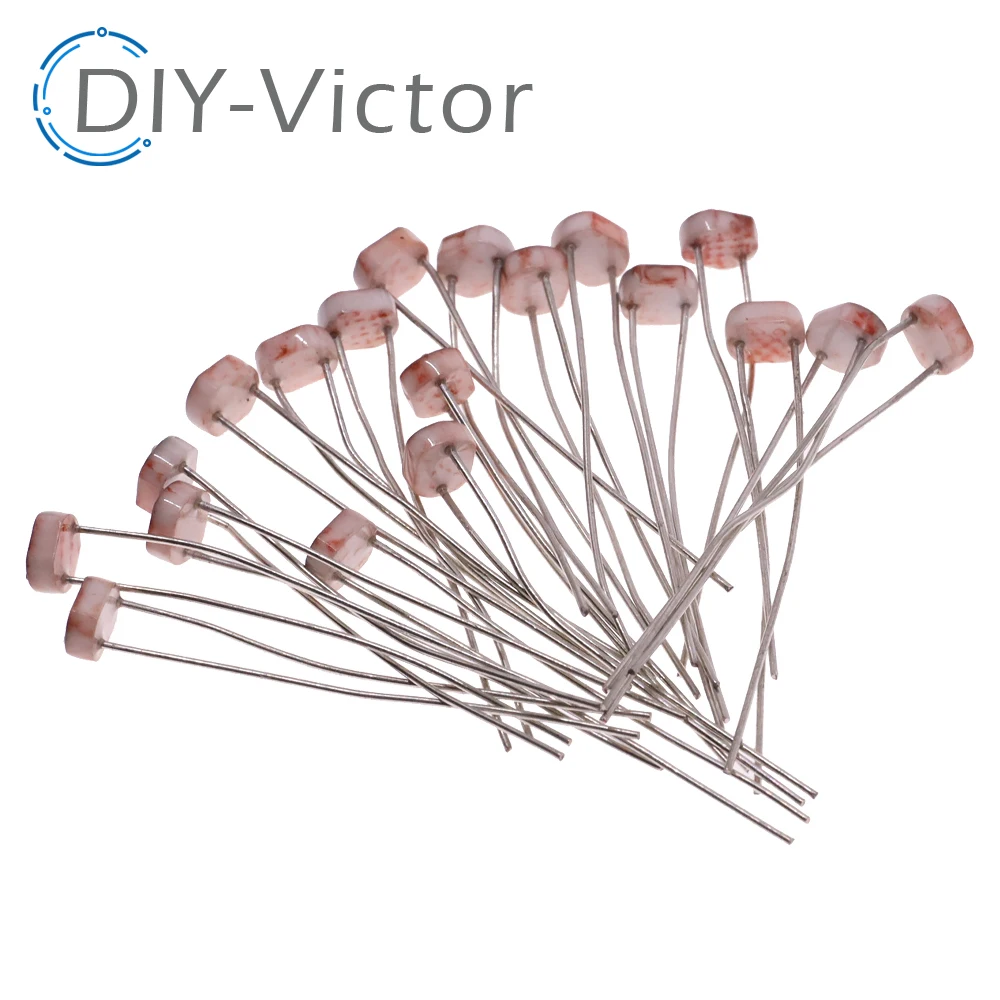 50pcs-5-values-10pcs-LDR-Photo-Light-Sensitive-Resistor-Photoelectric ...