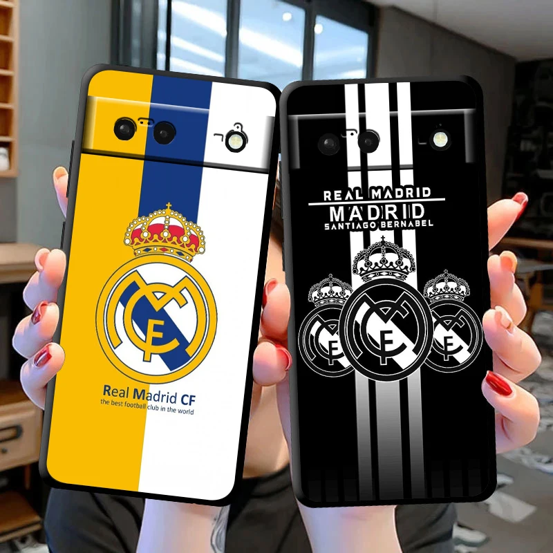 R-real-Madrid-funda-de-silicona-suave-para-tel-fono-carcasa-negra-de ...