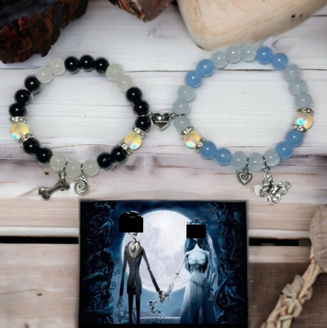 Handmade-Corpse-Bride-Matching-Bracelet-Star-Bracelet-jewelry-Victor ...