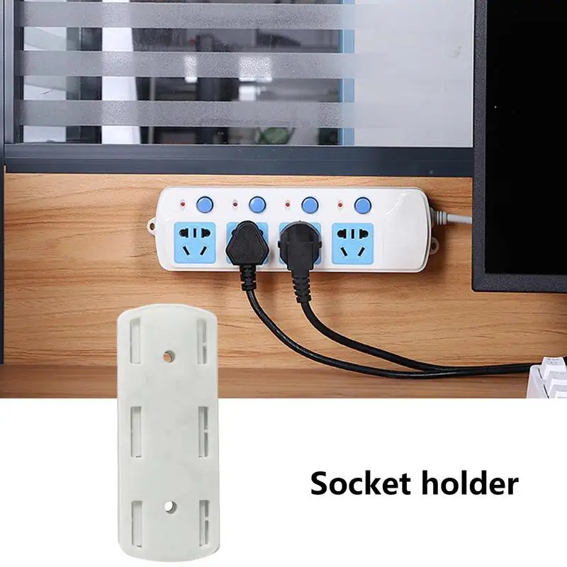 Self-adhesive-Power-Socket-Strip-Fixator-Wall-Mounted-Self-Adhesive ...