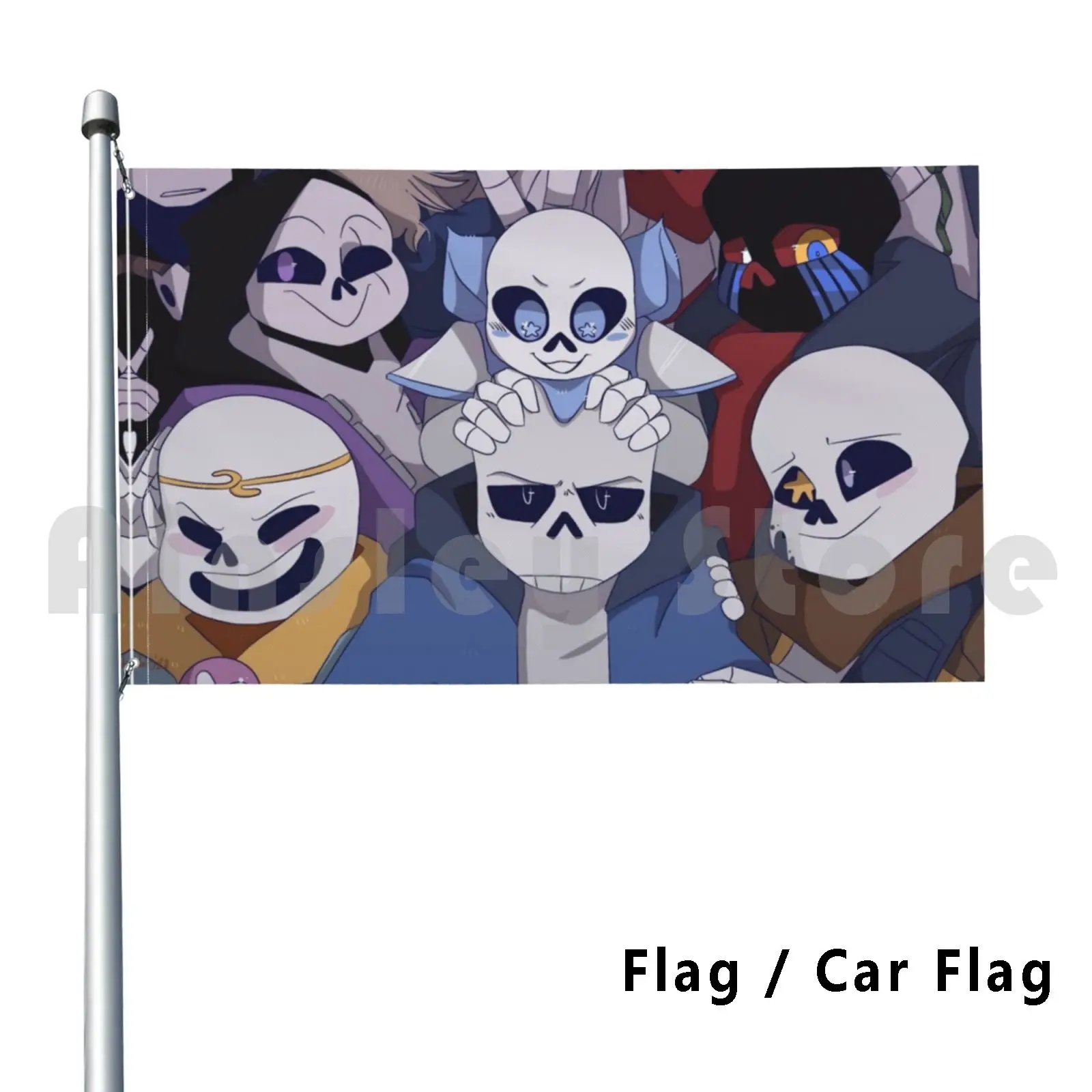 Sans-Sans-ve-Sans-bayrak-araba-bayra-komik-Undertale-Sans-hata-epik-r ...