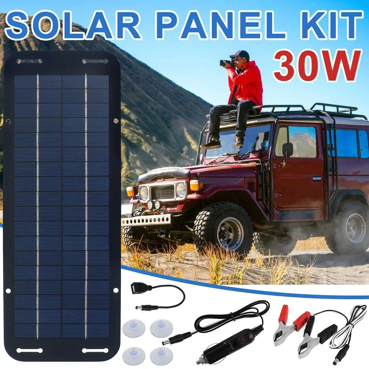 Photovoltaic-Cell-Module-Solar-Panel-with-USB-Outdoor-Power-Supply ...