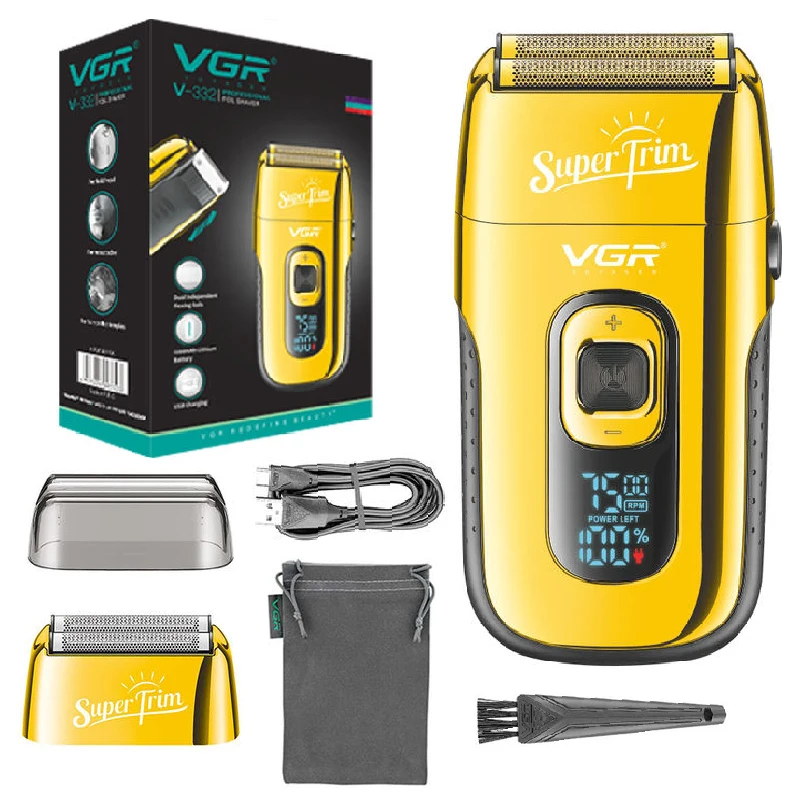 VgazRechargeable-Rasoir-lectrique-lavable-pour-hommes-machine-raser-les ...