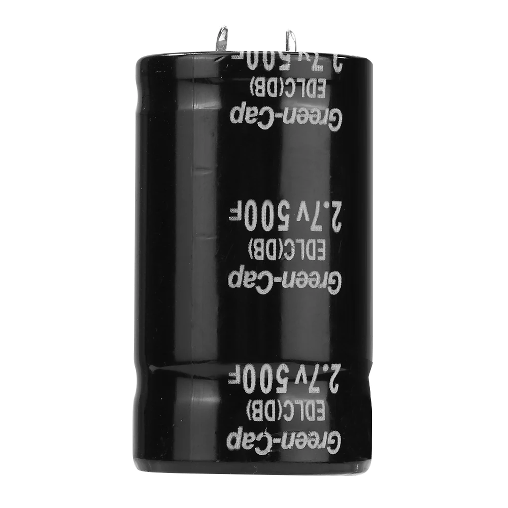 Os-componentes-eletr-nicos-do-capacitor-eletrol-tico-metal-Farad-2-7V ...