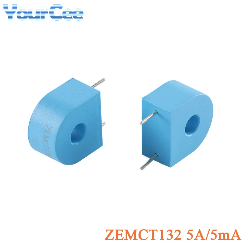 2pcs-ZEMCT132-5A-5mA-Current-Transformer-Micro-Precision-Blue ...