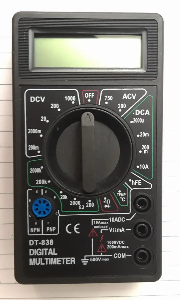 DT-838-LCD-Digital-Multimeter-AC-DC-750-1000V-Amp-Volt-Ohm-Tem-Tester ...