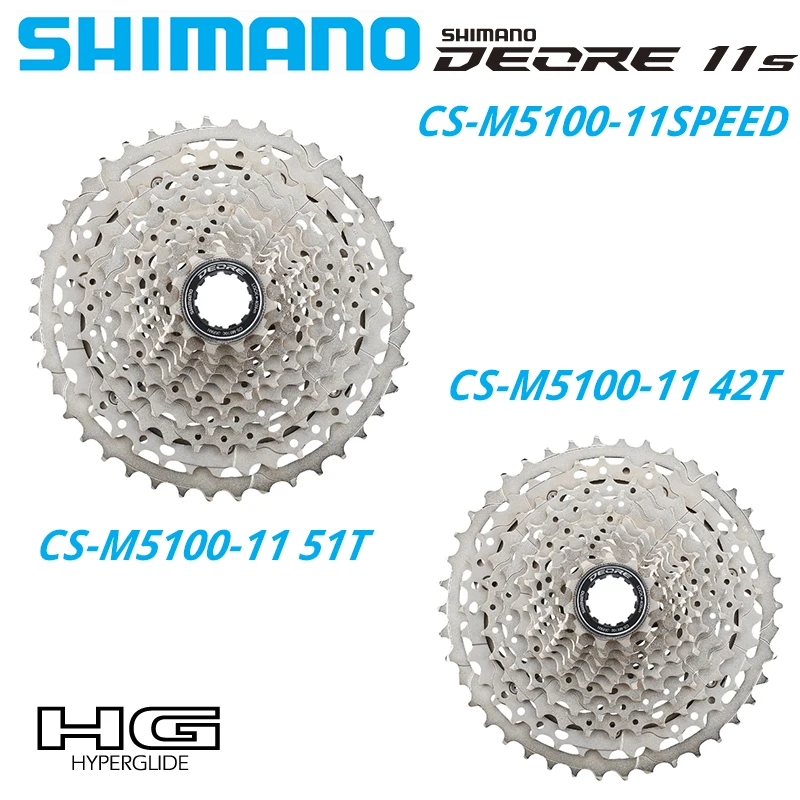 Shimano-Deore-CS-M5100-11-Speed-Cassette-Sprocke-CS-M5100-Freewheel ...