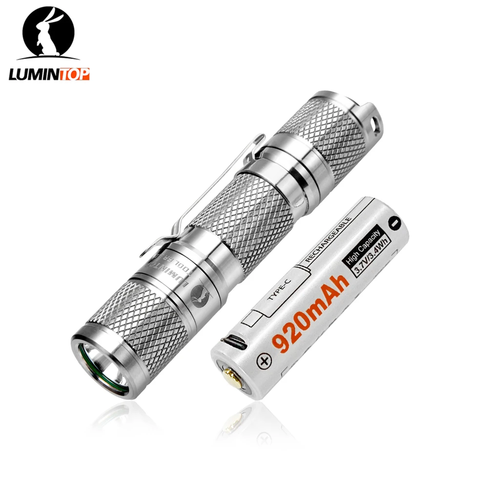 14500-Titanium-flashlight-Lumintop-TOOL-AA-3-0-900-lumens-EDC-pocket ...