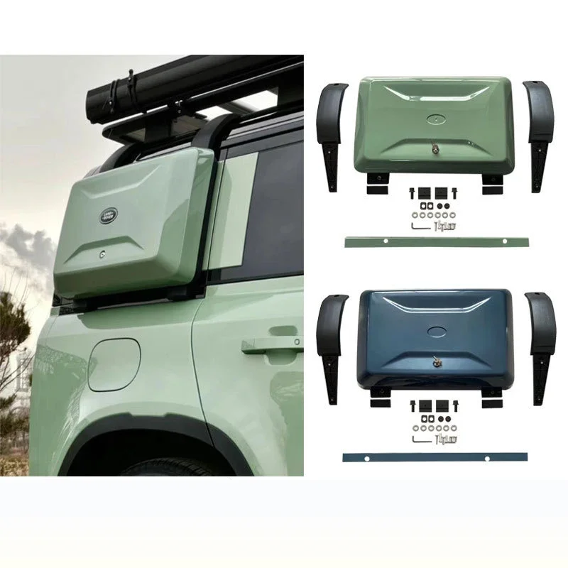 Car-Side-Storage-Luggage-Box-Roof-Rack-Bag-For-Land-Rover-Defender-90 ...