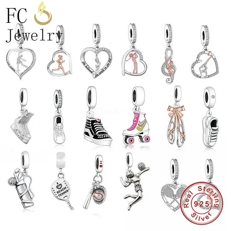FC-Jewelry-Fit-Original-Pan-Charms-Bracelet-925-Silver-Run-Shoes-Tennis ...