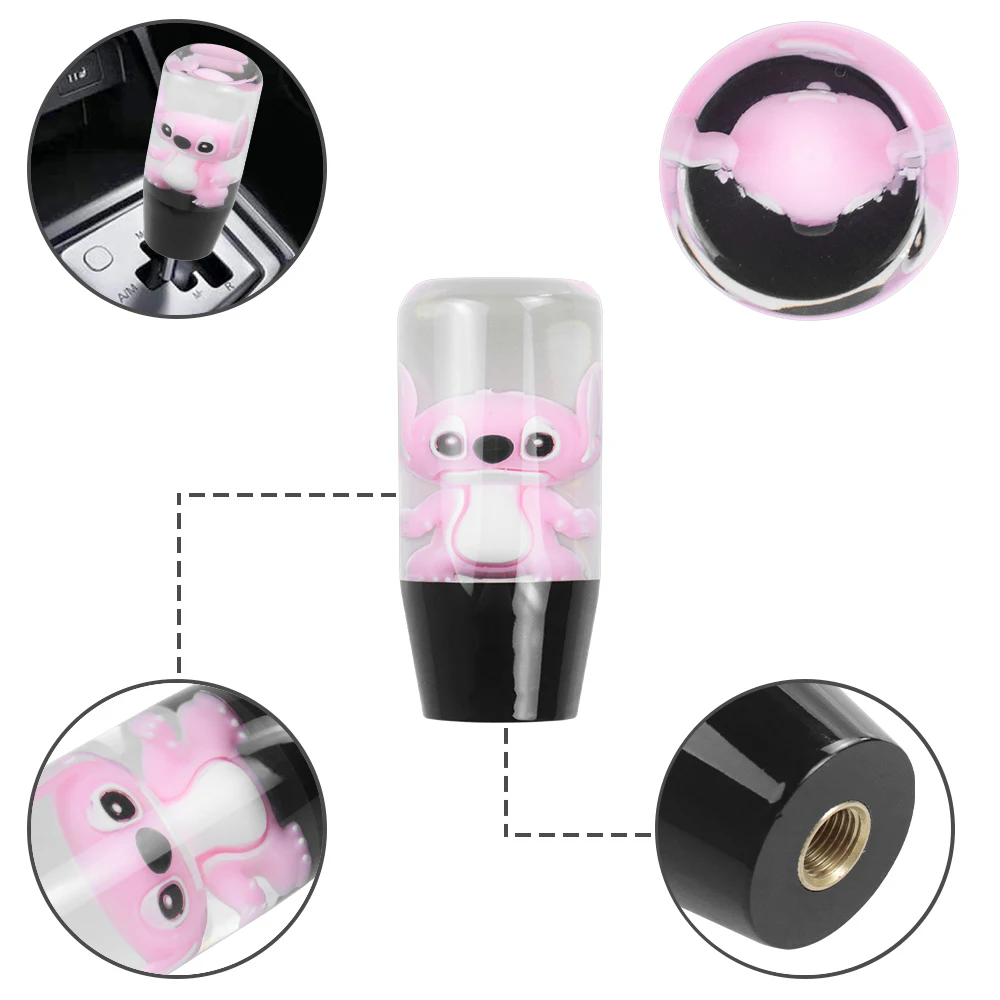 10cm-Universal-JDM-Car-Modification-Kawaii-Animal-Resin-Pink-Cartoon ...