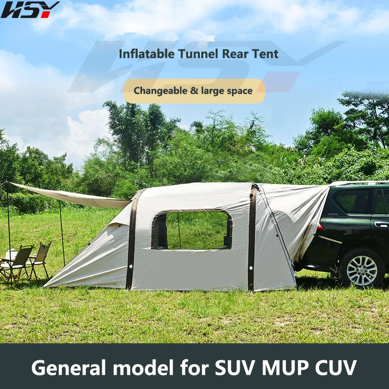 Inflatable Car Tail Tent, Double-Layer, SUV, MUP, CUV, Extended Canopy ...