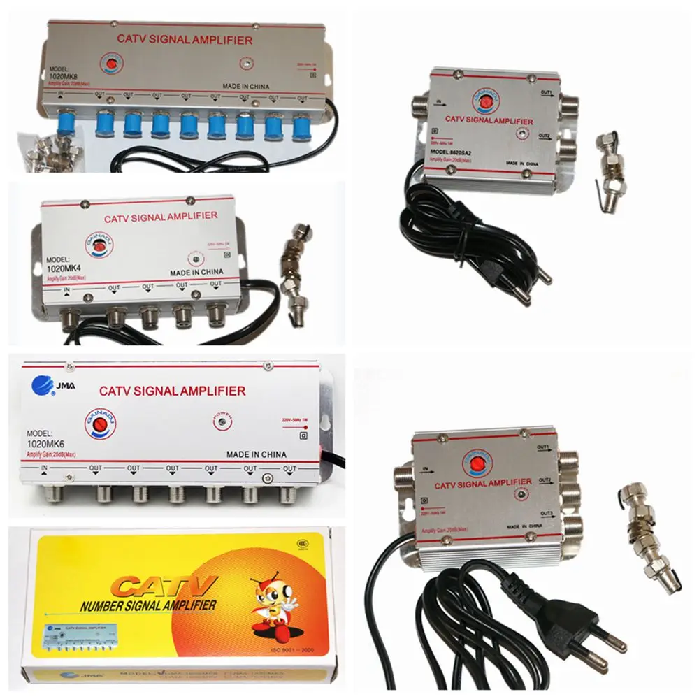 8620SA2-8620SA3-1020MK4-1020MK6-1020MK8-CATV-Signal-Amplifier-TV-Signal ...