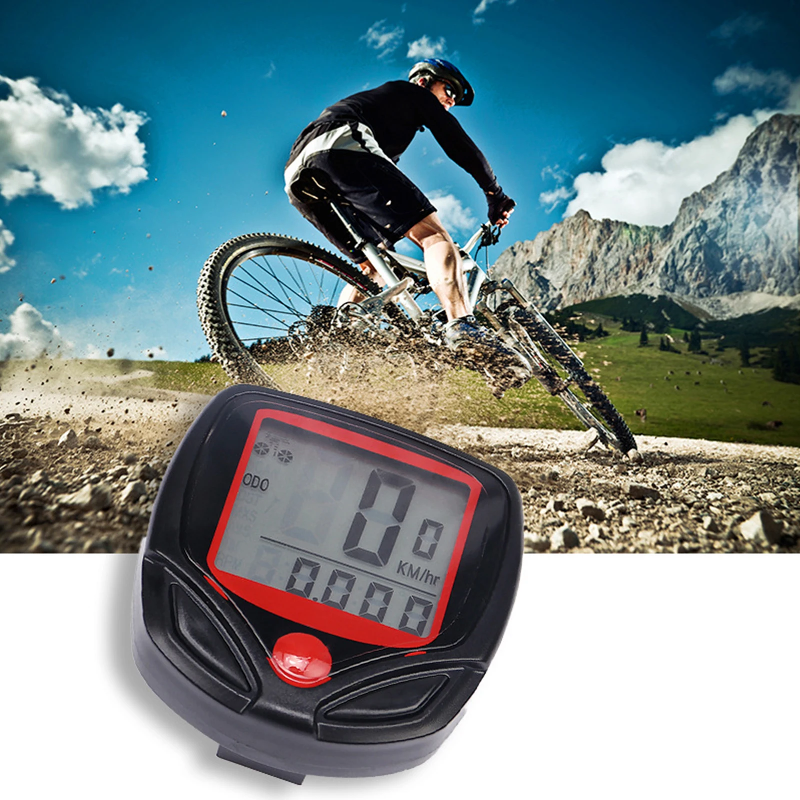 COMPTEUR POUR CYCLE,Black-France--Compteur Numérique De Vitesse Pour ...