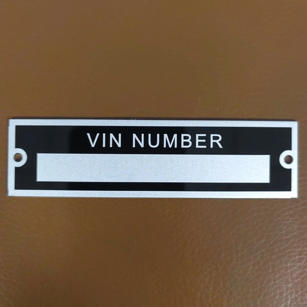 95-X-25mm-Aluminum-ID-Tag-VIN-Serial-Plate-Vehicle-Identification ...