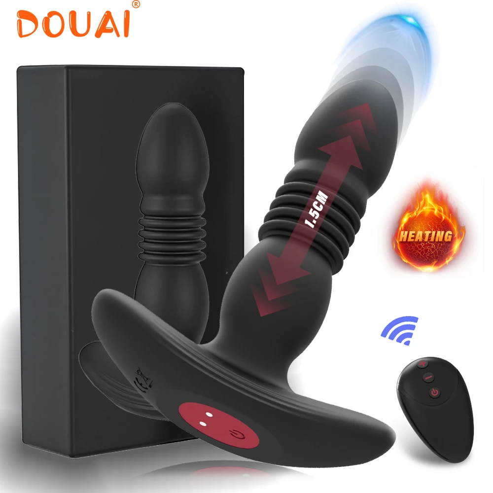 Telescopic Anal Plug Vibrator Female Butt Plug For Women Prostate