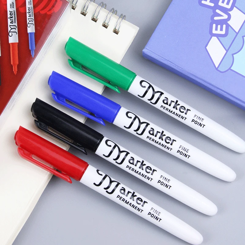 4-Colors-Marker-Oil-Based-Pen-Non-Erasable-Writing-On-CD-Glass-Courier ...