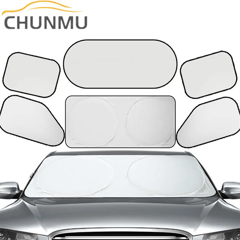 2pcs-Car-Summer-Windshield-Sunshades-Cover-Foldable-Side-Suncreen ...