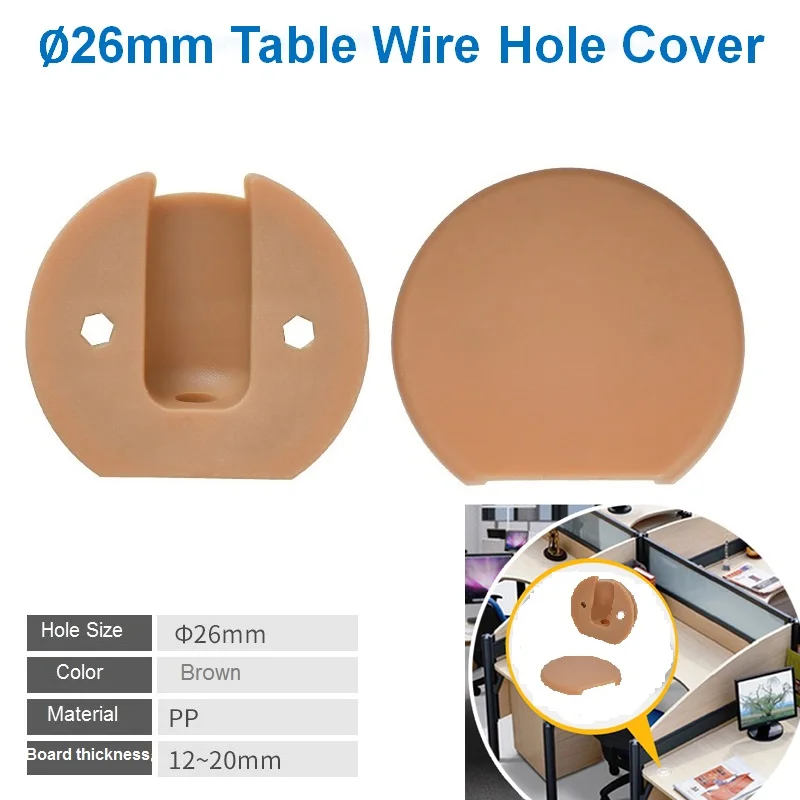 5pcs-26mm-Table-Wire-Hole-Cover-Hardware-Connector-for-Motorhome ...