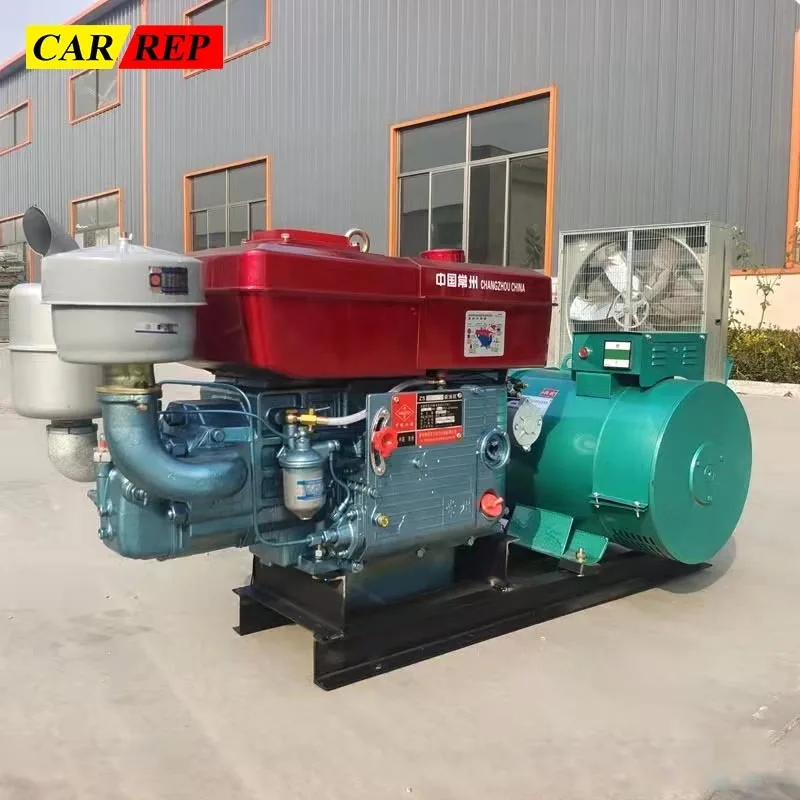 20kw-Mobile-Single-cylinder-Water-cooled-Diesel-Generators-15HP-Engine ...
