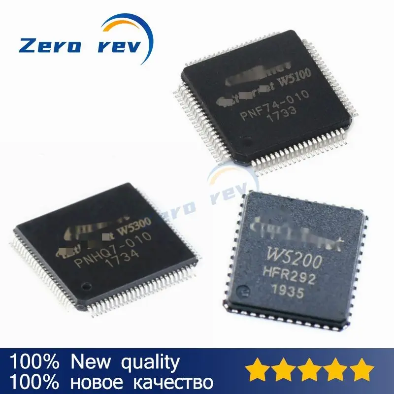 1PCS-100-New-W5300-5300-LQFP-100-QFP-100-W5100-5100-LQFP-80-QFP-80 ...
