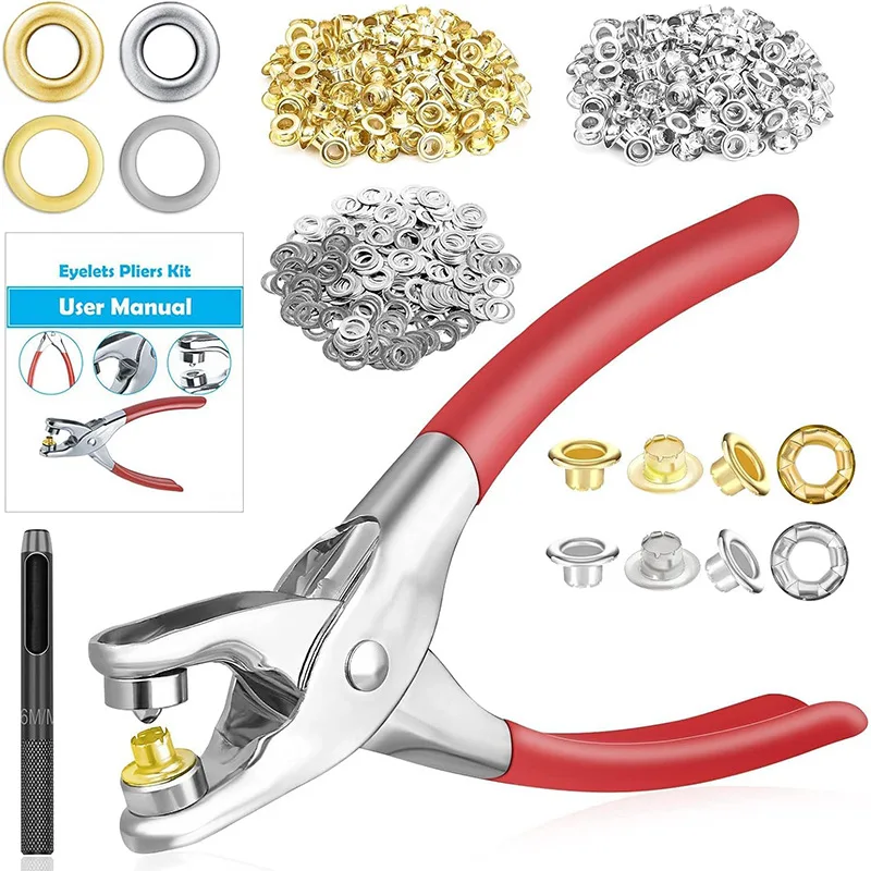 6/12mm150/320/400set Metal Eyelet and Eyelet Punch Die Tool Grommet DIY ...