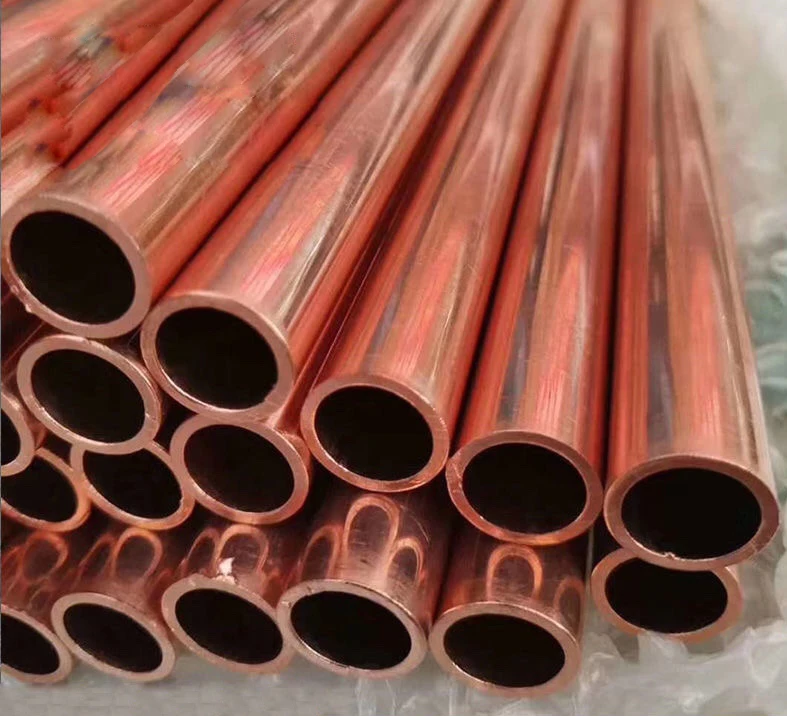 1pcs-300mm-350mm-length-copper-tube-throught-pass-pipe-hollow-T2-red ...