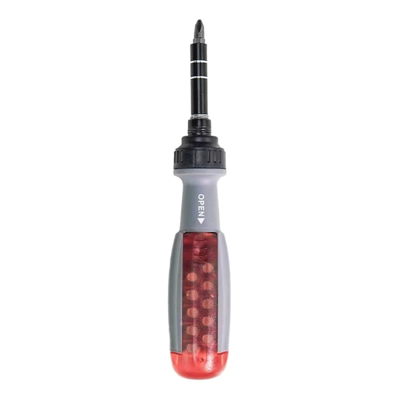 DONG-Ratchet-Screwdriver-with-10-Bits-Labor-saving-Screwdriver-with ...