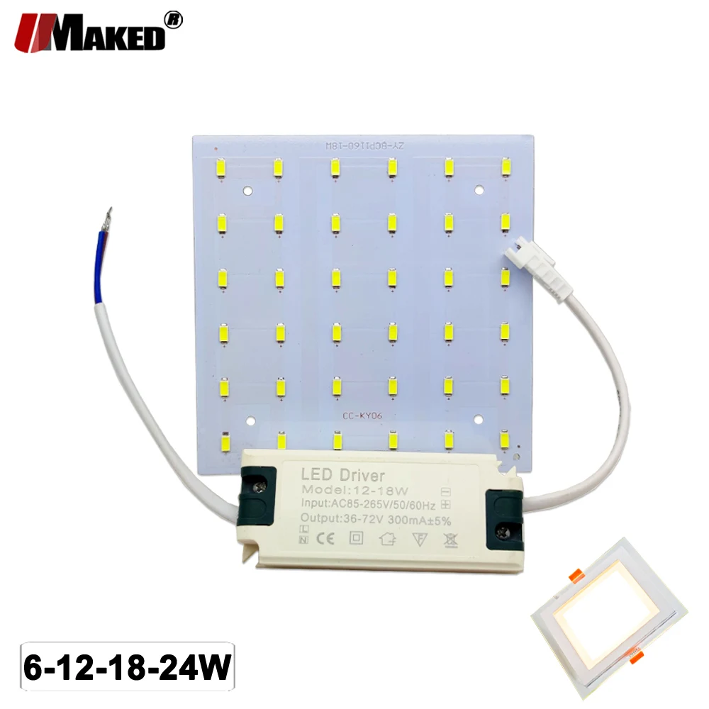 Driver Downlight Panel Led 18w | Downlight Led Square Driver | Led ...