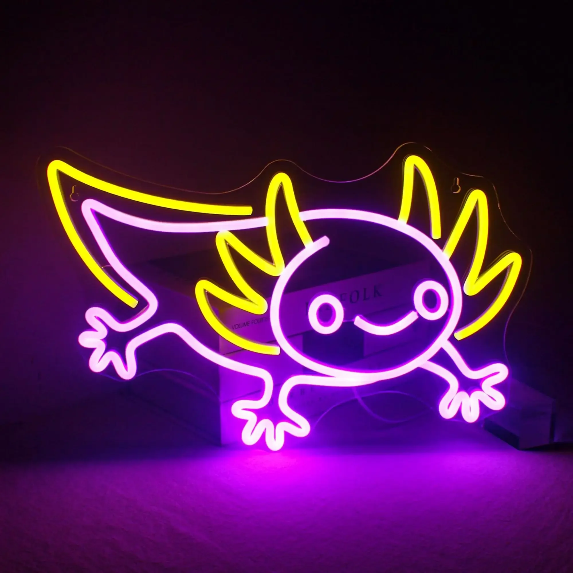 Axolotl-Neon-Sign-USB-LED-Light-for-Wall-Decor-Adorable-Ambiance-in ...