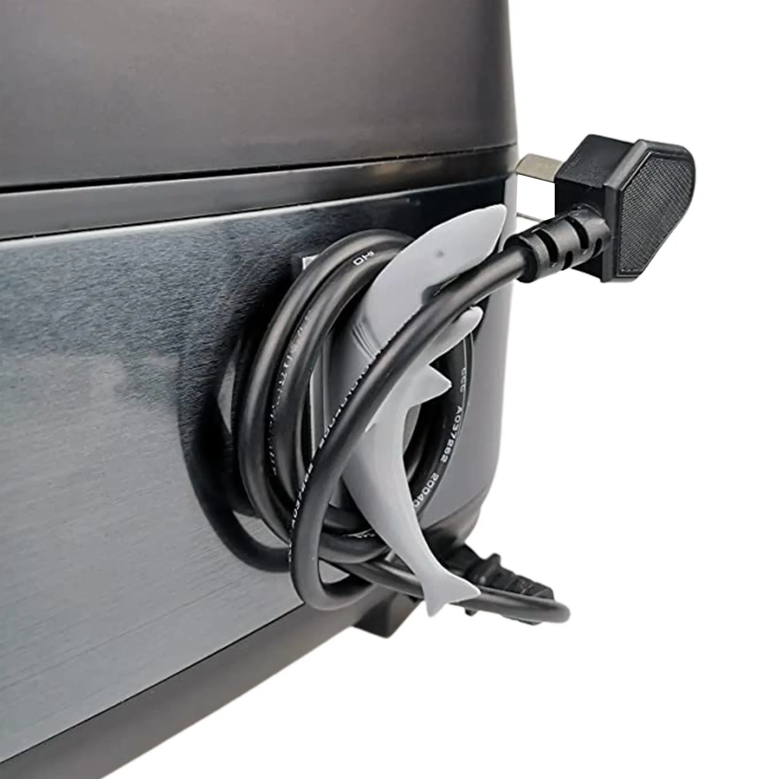 New-Silicone-Sharks-Cord-Keeper-Self-Adhesive-Cord-Organizer-Space ...