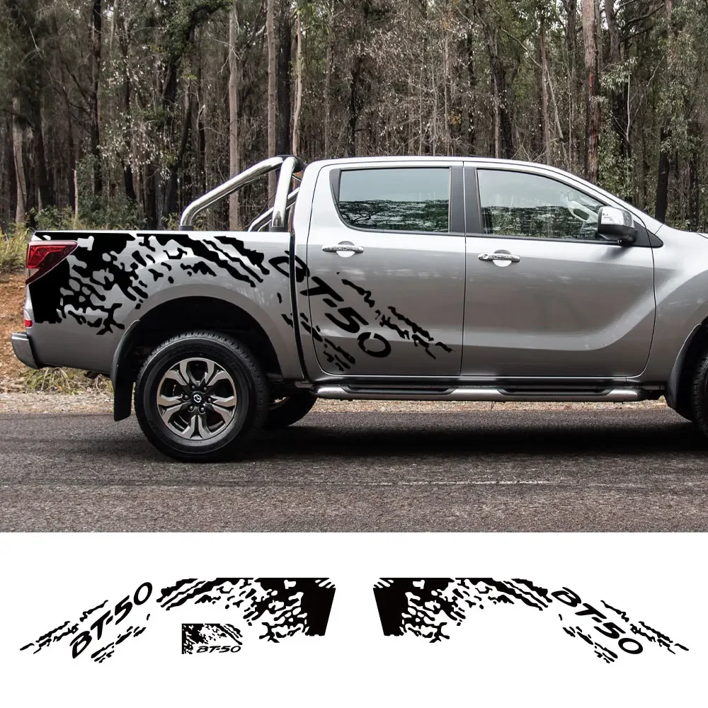 Pickup Body Side Stickers For Mazda BT50 BT 50 Truck Graphics Splash Grunge Decor Decal Car Trunk Vinyl Covers Auto Accessories AliExpress