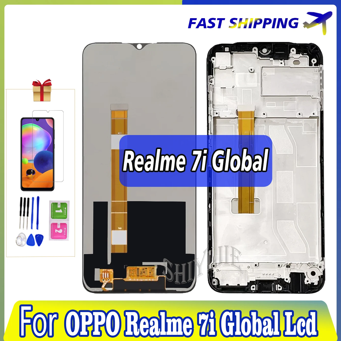 6.5" Original For Realme 7i Global LCD RMX2193 Touch Display Screen For ...