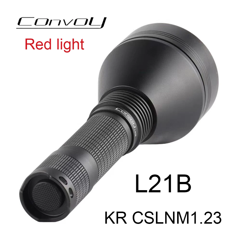 Convoy-L21B-KR-CSLNM1-23-Led-Red-Light-High-Powerful-12-Groups-21700 ...
