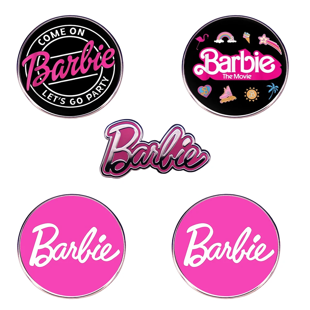 Broche-de-Barbie-con-insignia-de-dibujos-animados-para-estudiantes ...
