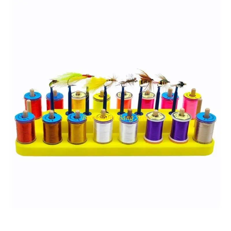 270C 2 in 1 Thread Spool Display Stand Storage Rack Holder Shelf ...