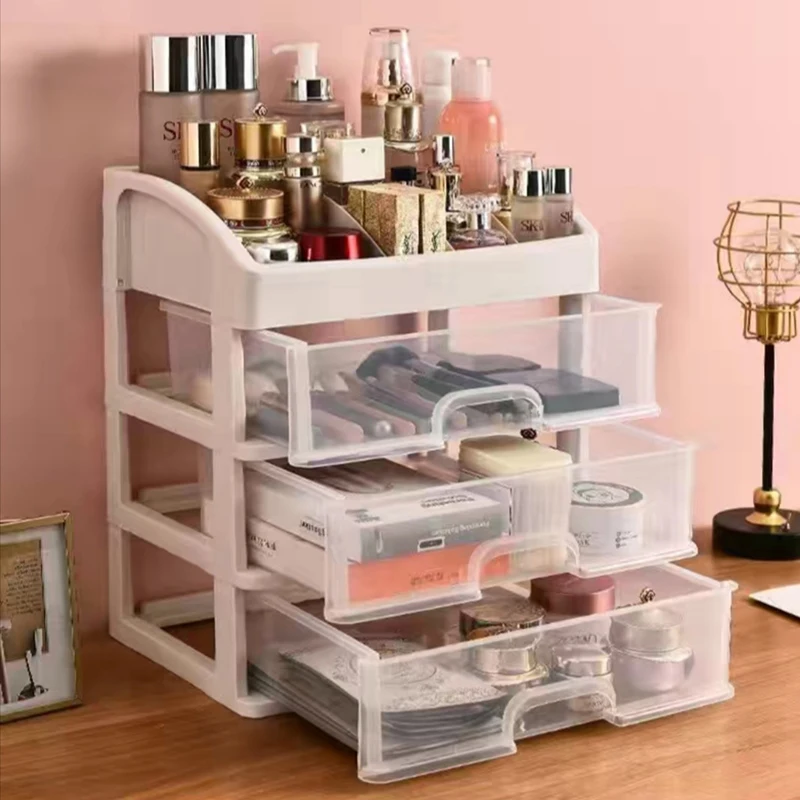 Multi-layer-Cosmetic-Storage-Box-White-New-Drawer-Jewelry-Container ...