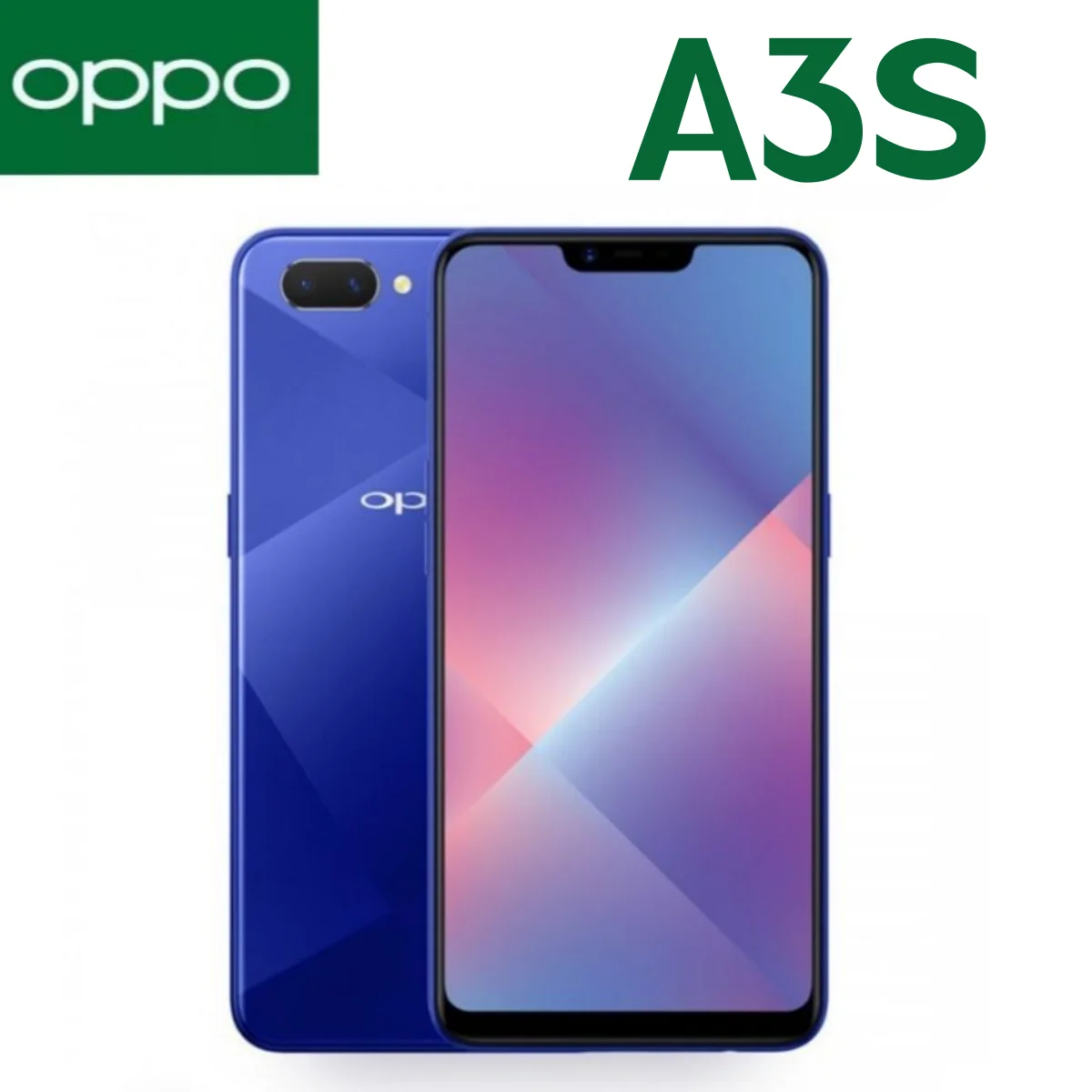 Original OPPO A3s Smartphone Android 6.2 inch 16GB ROM 4230mAh Cell ...