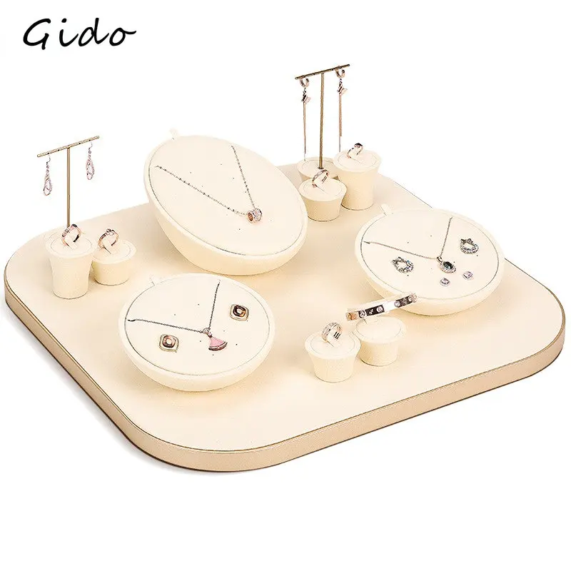 Light-Luxury-Jewelry-Display-Rack-Metal-Earrings-Necklace-Ring-Bracelet ...