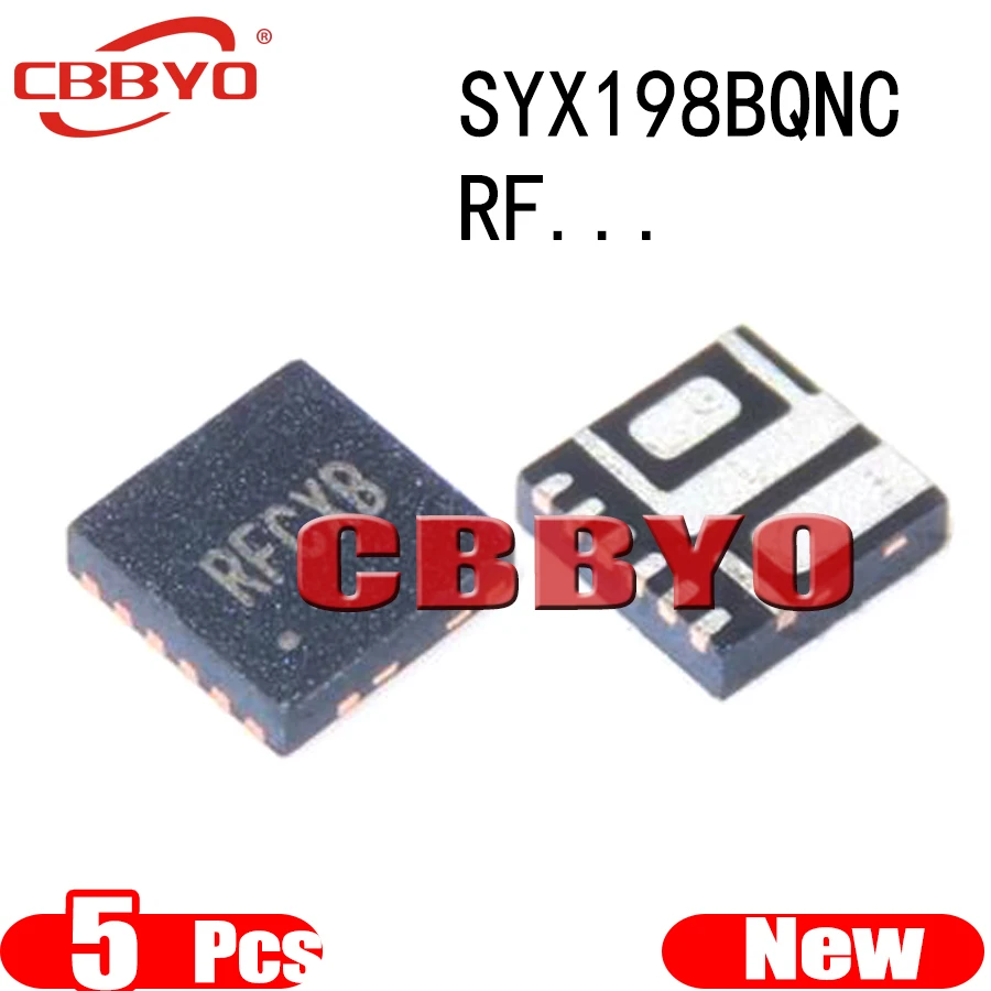 (5piece)100% New SYX198 SYX198B SYX198BQNC RF3EZ RF4MF QFN-6 Chipset ...